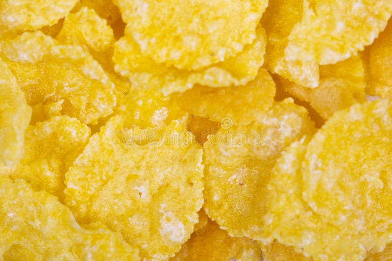 Corn Flakes Background and Texture Stock Image - Image of healthy ...