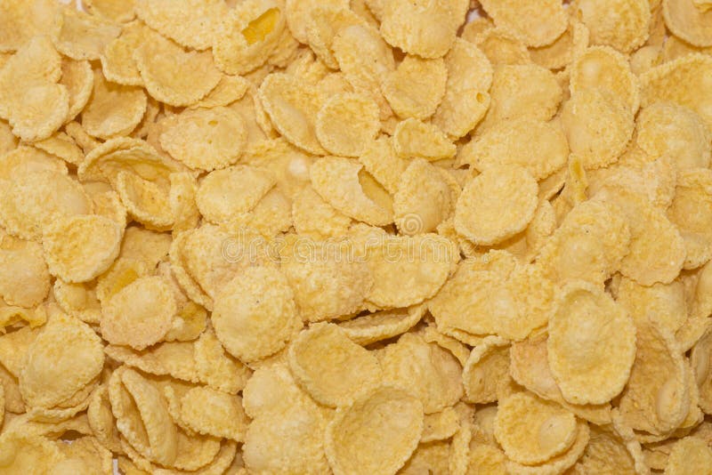 Corn Flakes Background Texture Stock Photo - Image of corn, healthy ...
