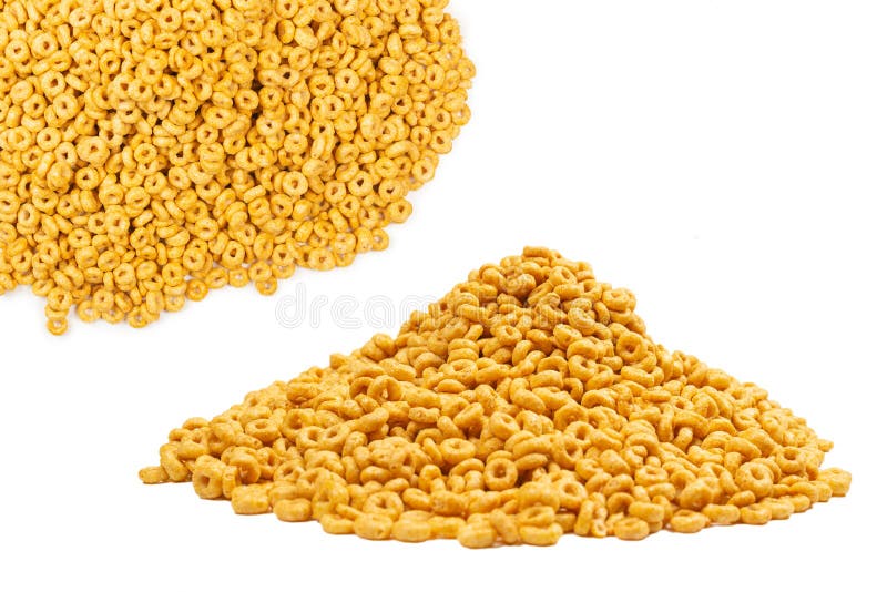 Corn-flakes Background and Texture. Top View Stock Image - Image of ...