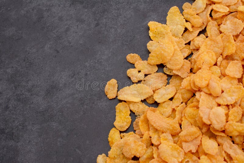 Corn Flakes Breakfast Cereal in a Measuring Cup Stock Image - Image of ...