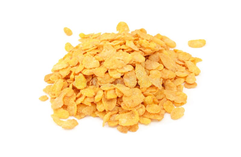 Corn Flakes Breakfast Cereal in a Measuring Cup Stock Image - Image of ...