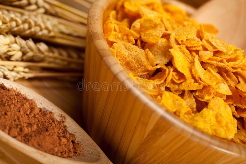 Corn flakes stock photo. Image of nutrition, closeup - 15455078