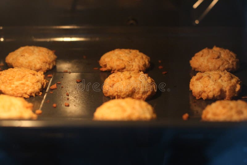 Corn Flakes Cookies Home Made Stock Photo - Image of chocolate, meal ...