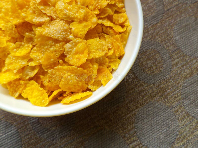 Corn flakes stock image. Image of bowl, plastic, corn - 78557465