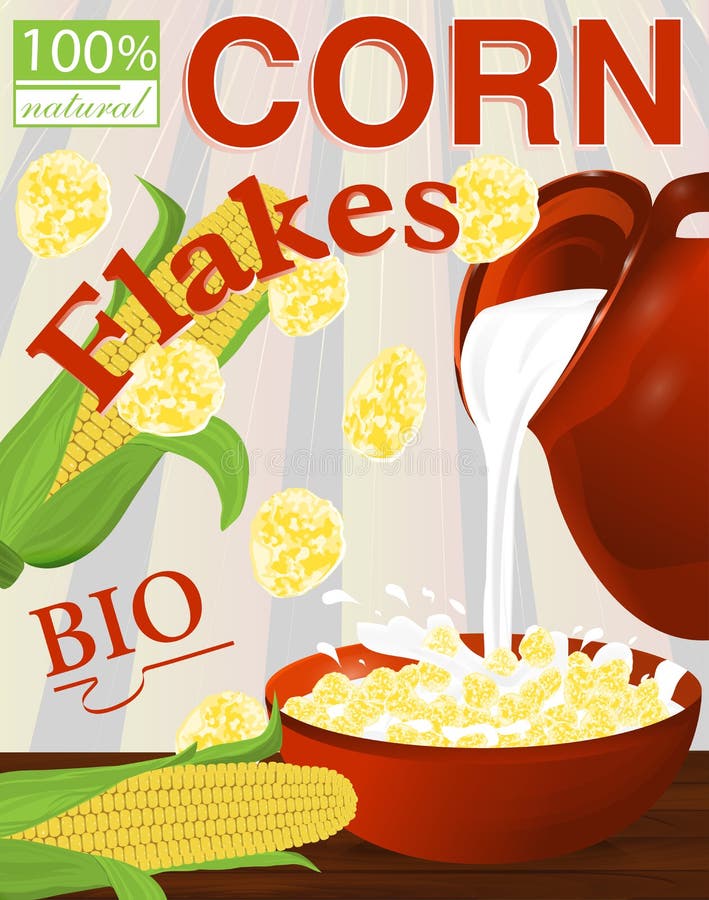 Corn Flakes Splash Stock Illustrations – 598 Corn Flakes Splash Stock ...