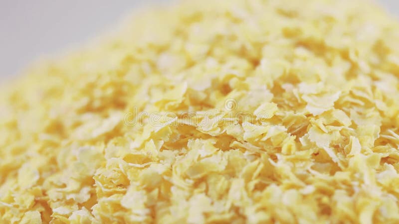 Corn flakes wholegrain stock video. Video of health - 118070775
