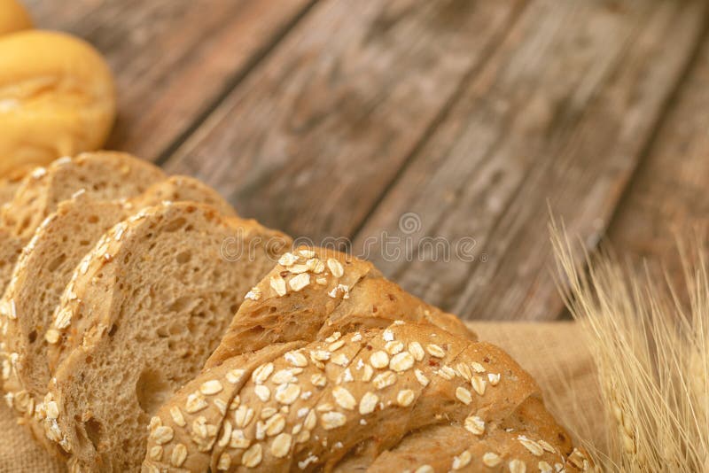 Corn and French Breads on the Table Stock Photo - Image of lifestyle ...