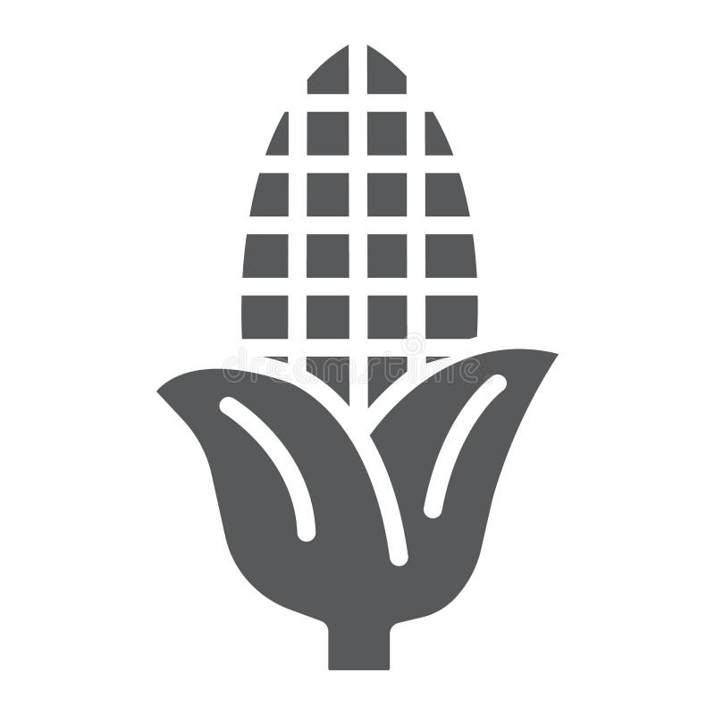 Corn glyph icon stock vector. Illustration of print - 189974169 Corn glyph icon stock vector. Illustration of print - 189974169