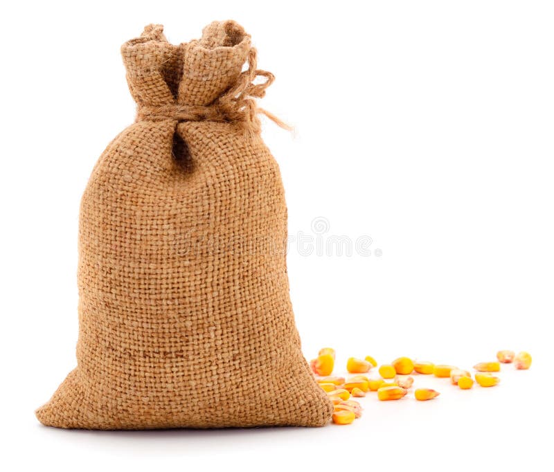 Grain Sack with Rising Grain Stock Exchange Price Label Due To the ...