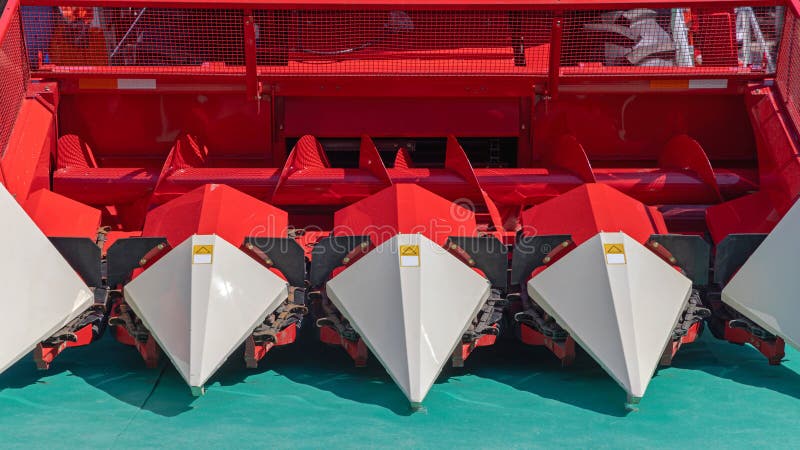 Corn Header Attachment stock image. Image of food, grains - 279609705