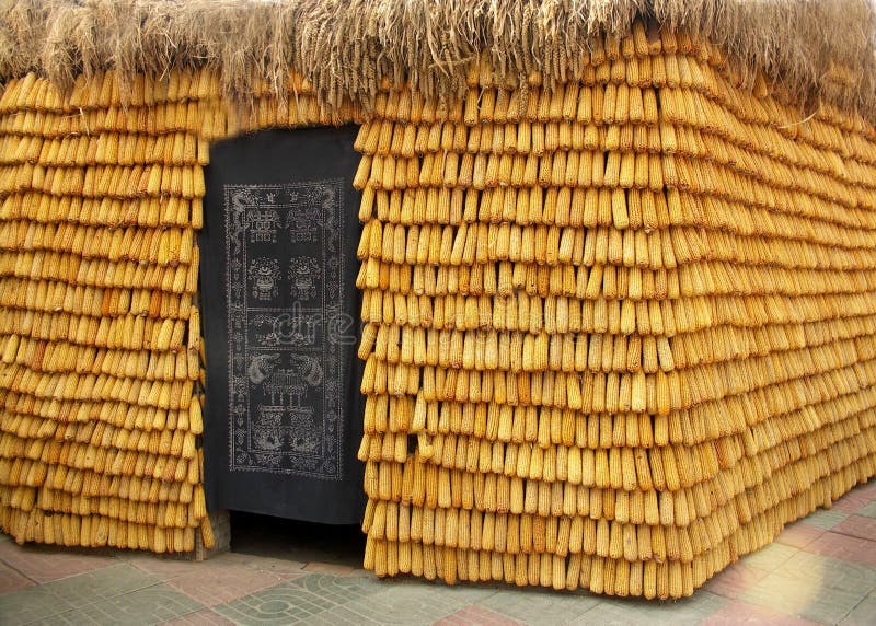 Corn House stock photo. Image of farmhouse, unusual, farm - 619802