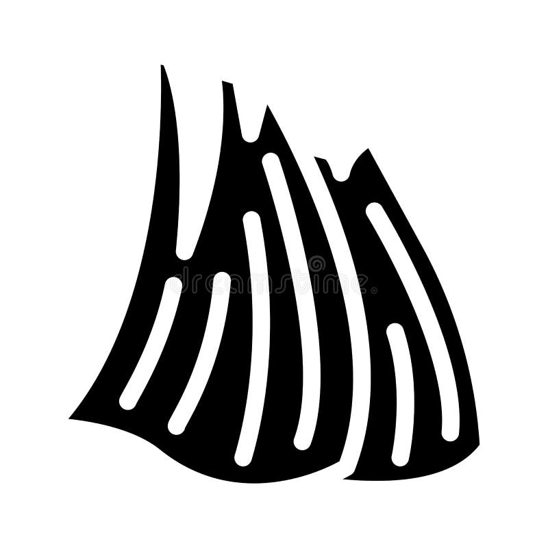 Corn Husks Glyph Icon Vector Illustration Stock Vector - Illustration ...