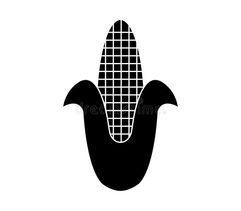 Corn icon stock illustration. Illustration of food, grain - 111062948
