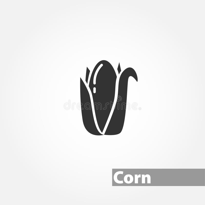 Corn icon. design element stock vector. Illustration of grain - 199613875