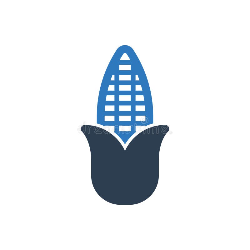 Corn Icon stock vector. Illustration of harvest, symbol - 374759789