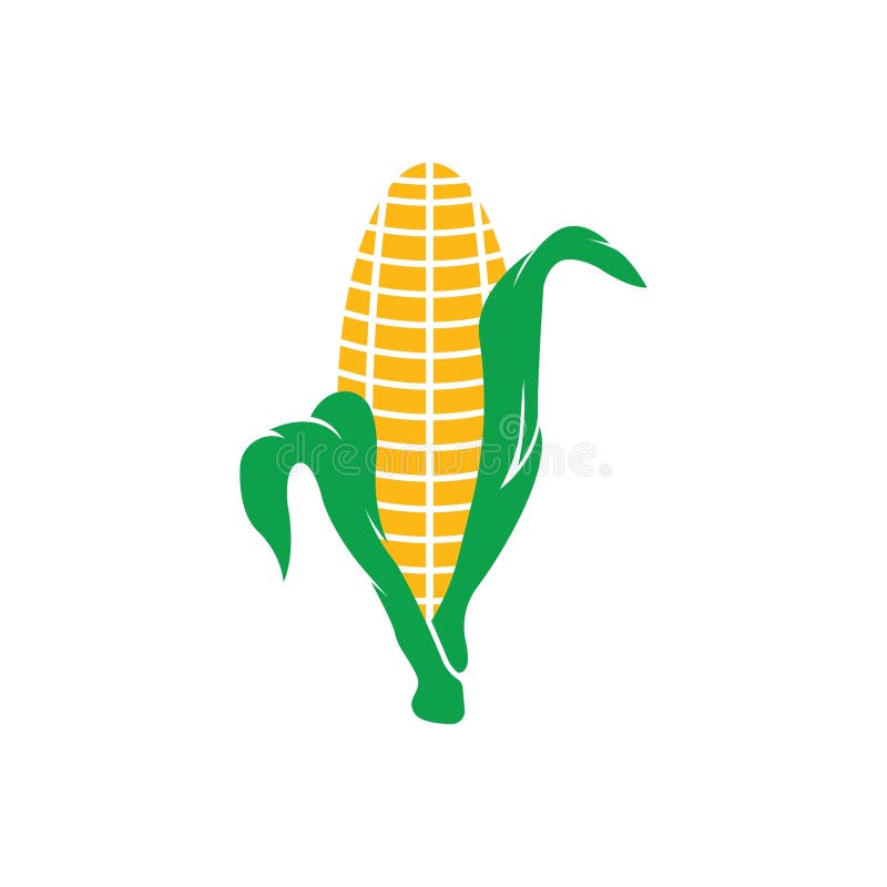 Corn Icon Vector Illustration Logo Design Stock Vector - Illustration ...