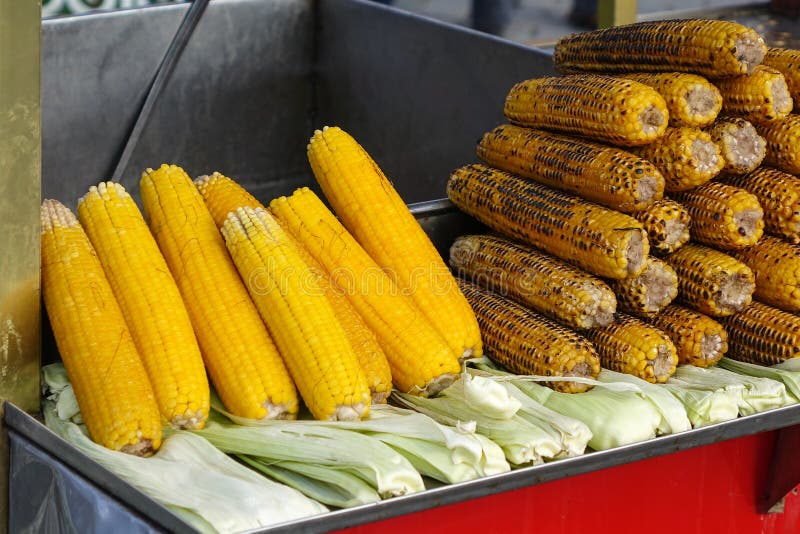 Corn Kebab, Turkish Street Flavour Stock Image - Image of nutrition ...