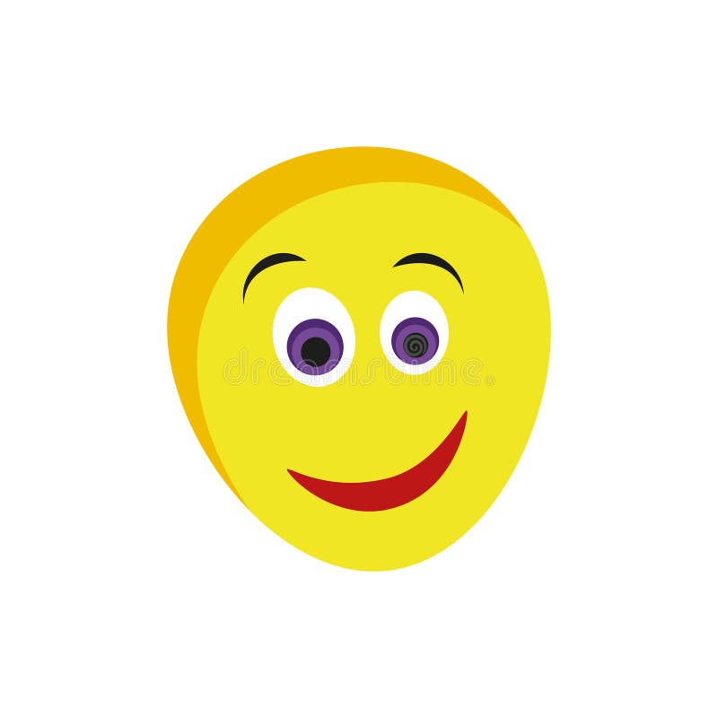 Corn Kernel in the Shape of a Smiley Face. Smile. Vector Illustration ...