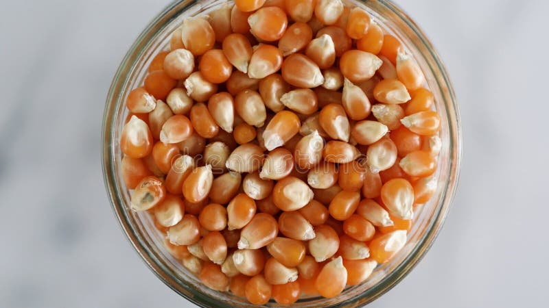 Corn Kernels for Making Popcorn in Glass Jar, Simple Ingredients ...