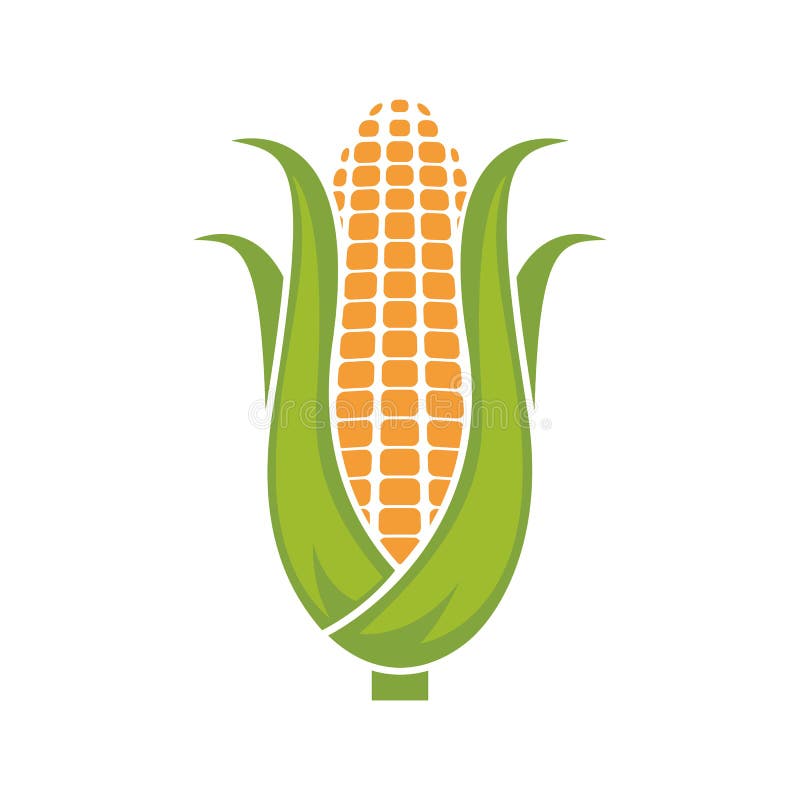 Corn Logo Illustration Vector Stock Vector - Illustration of harvest ...