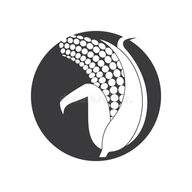 Corn Logo Illustration Vector Flat Design Stock Illustration ...