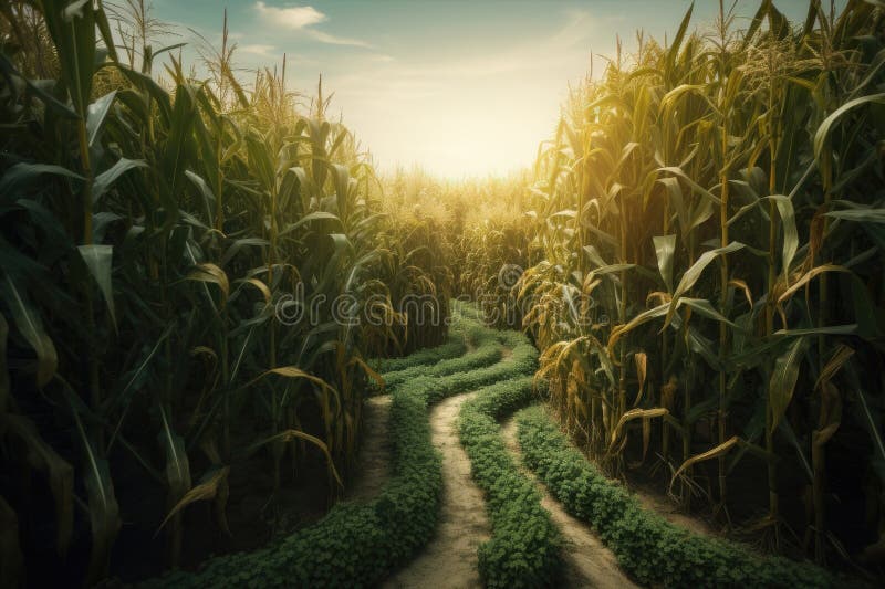 Maze Corn Stock Illustrations – 388 Maze Corn Stock Illustrations ...