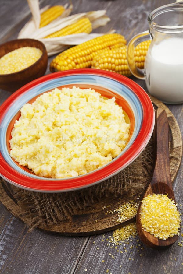 Corn meal stock photo. Image of bowl, food, cooks, closeup - 62387822