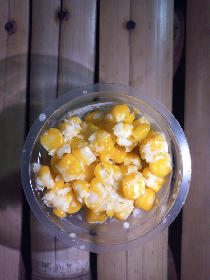 Corn Milk and Cheese Mixture into One Stock Photo - Image of mixture ...