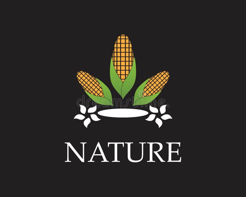 Corn Nature Industry Logo Vector Illustration Stock Vector ...