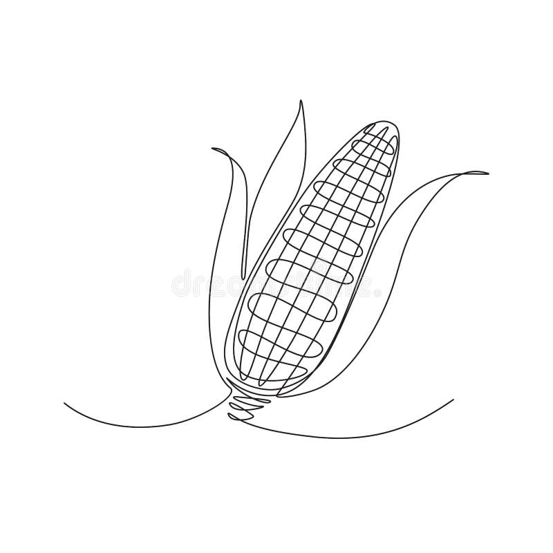 Corn Outline Stock Illustrations – 26,301 Corn Outline Stock ...