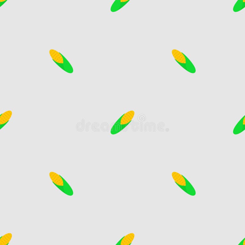 Corn Pattern Seamless. Baby Fabric Texture Stock Vector - Illustration ...