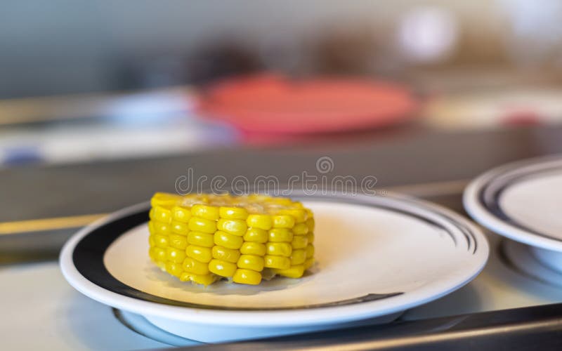 Corn on a plate stock photo. Image of grain, ingredient - 229025222