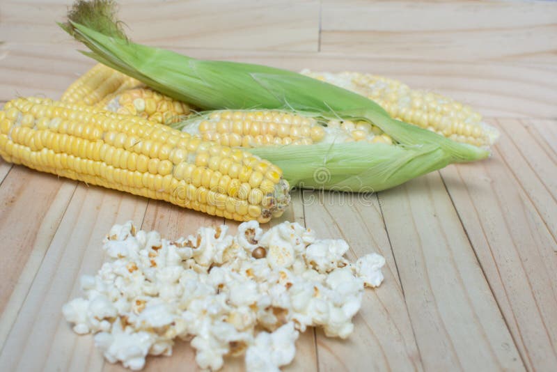 Corn and popcorn stock photo. Image of snack, classic - 80950190