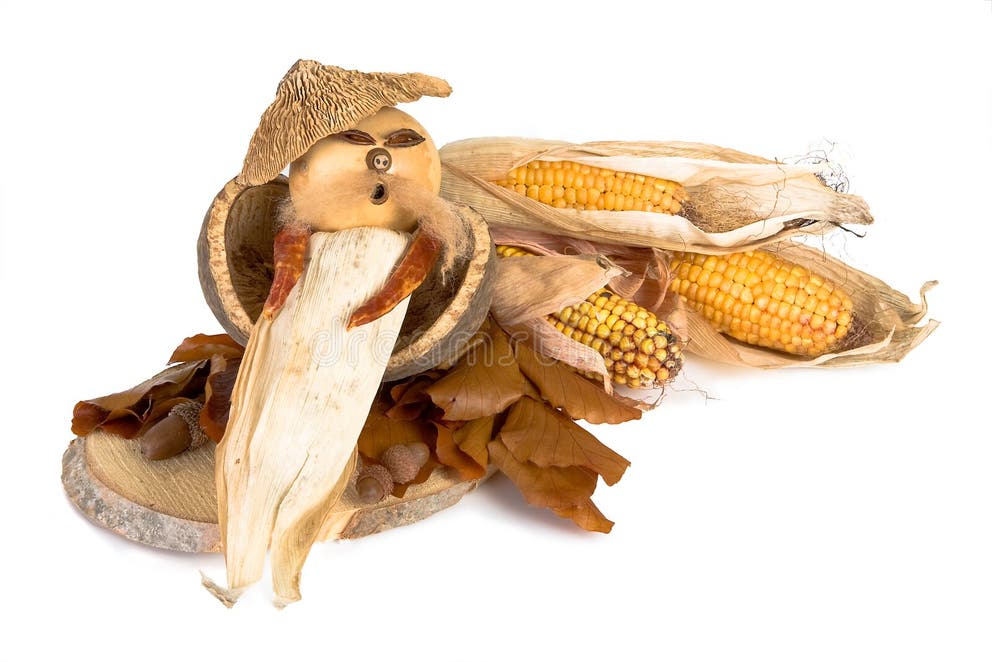Corn puppet stock photo. Image of creative, fungi, handmade - 10716190
