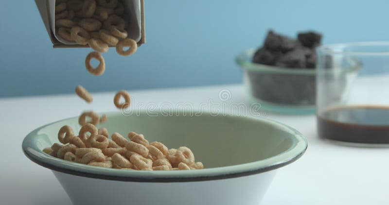 Bowl with Corn Rings and Berries Stock Photo - Image of crunchy, grain ...