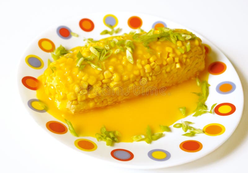 Corn roll stock photo. Image of slice, corn, table, food - 6848500