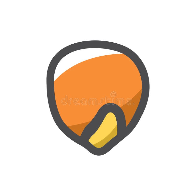 Corn Seed Vegetable Vector Icon Cartoon Illustration. Stock Vector ...