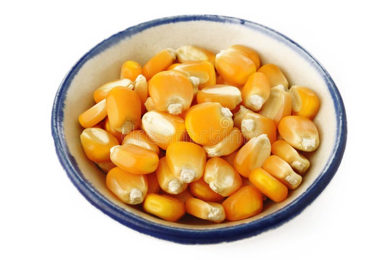 Bowl of corn stock image. Image of kernels, horizontal - 25961671
