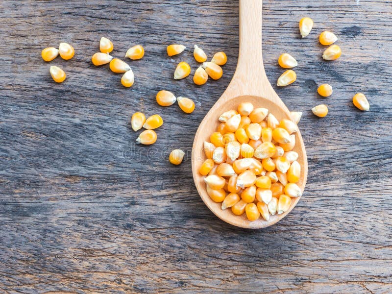 Corn Seeds Mixed Cheese Powder Making Popcorn Stock Photos - Free ...