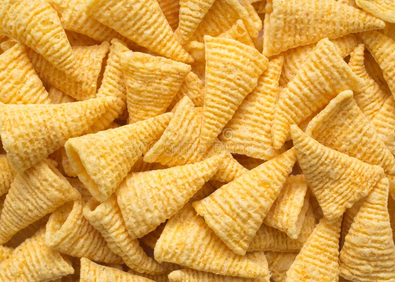 Corn Snacks stock image. Image of grain, bugle, heap - 231544803