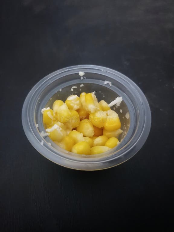 Processed Food Made from Corn As the Main Ingredient in a Container ...