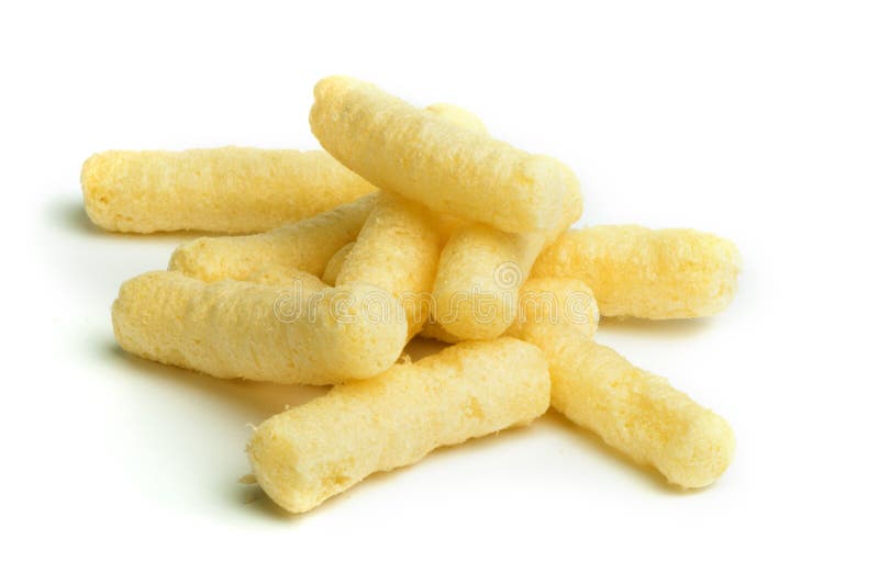 Corn snacks white stock photo. Image of eating, group - 29179380