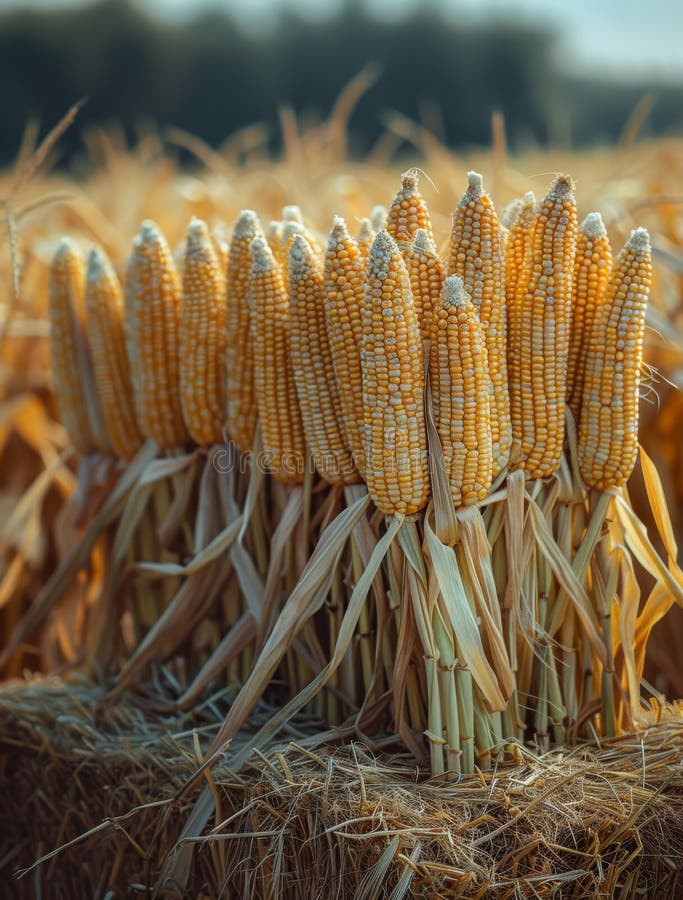 Corn is Staple Food in Many Countries Stock Image - Image of harvest ...