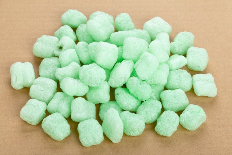 Corn Starch Packaging Material Stock Photo - Image of peanut, delivery ...