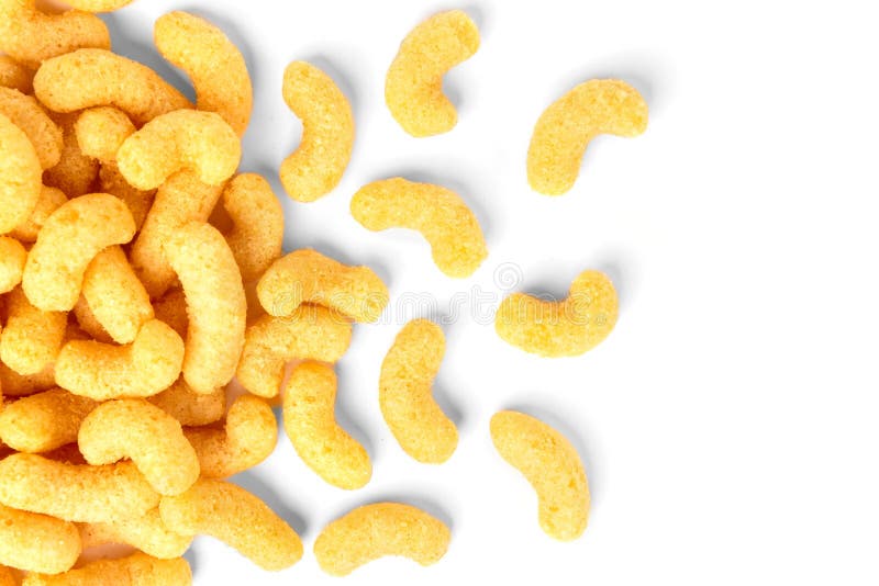 Corn Isolated on White Background Stock Image - Image of organic, husk ...