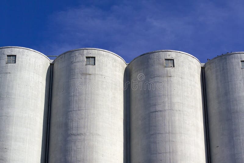 Corn supply storage stock image. Image of background - 213621985