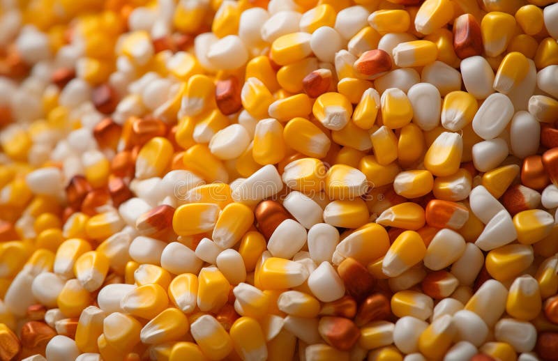 Corn Texture. Yellow Corns As Background Stock Illustration ...