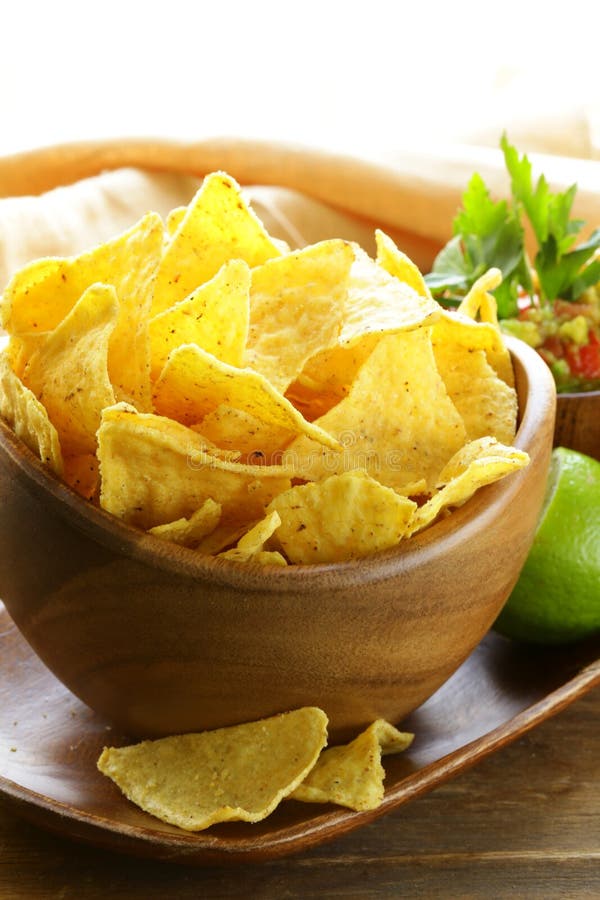 Corn chips with potatoes. stock photo. Image of white - 82036556