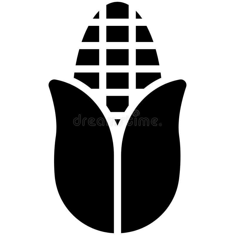 Corn Vector Glyph Icon. Modern Glyph Symbols. Collection of Traditional ...