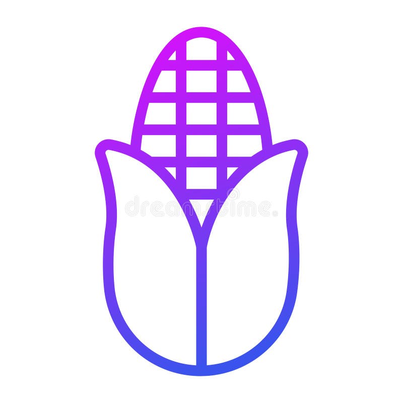 Corn Vector Outline Icon. Modern Thin Line Symbols. Collection of Traditional Elements Stock ...